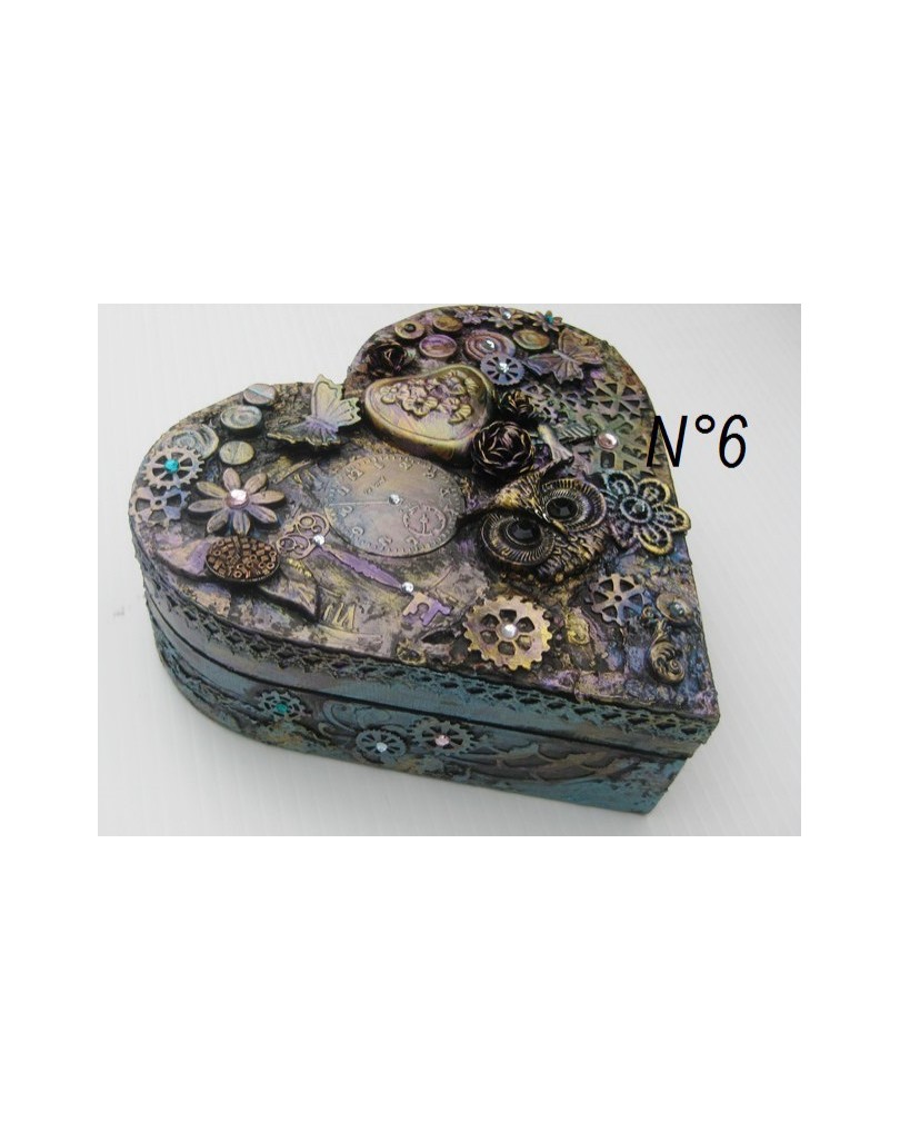 Technique 9 powertex mixed média steampunk