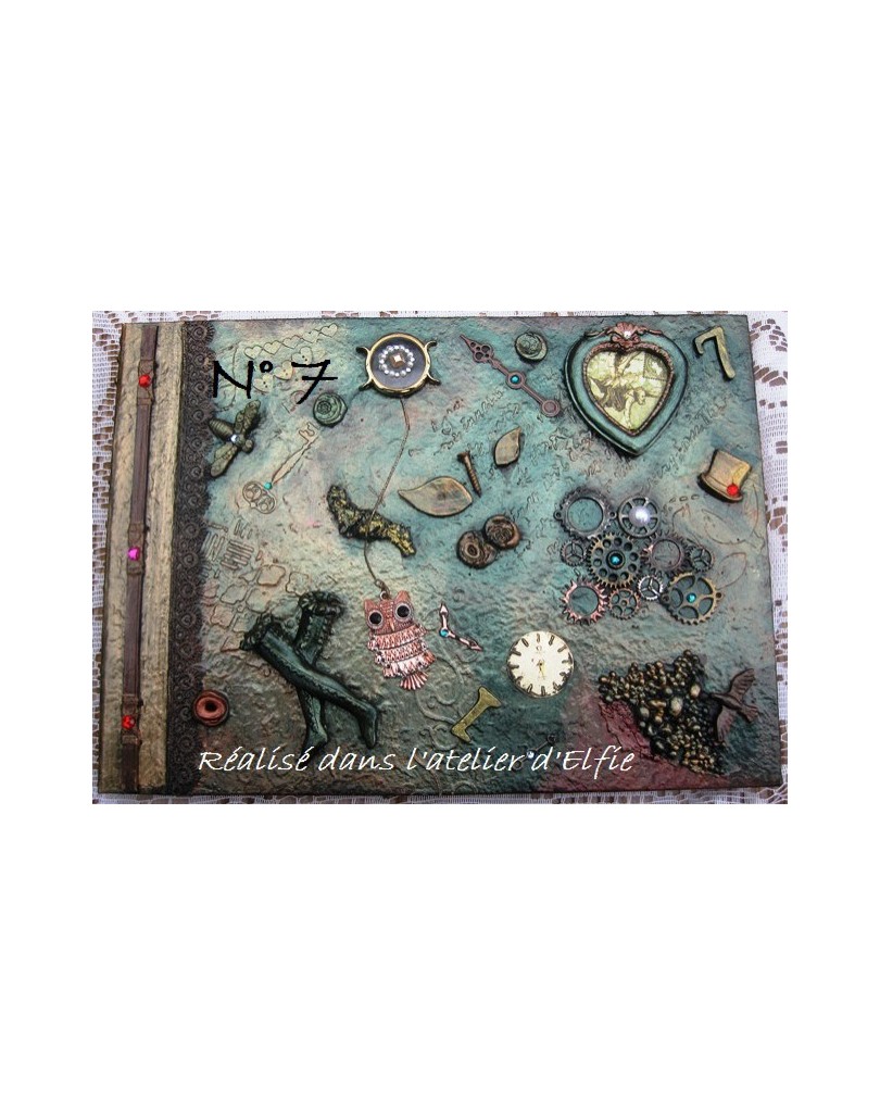 Technique 9 powertex mixed média steampunk